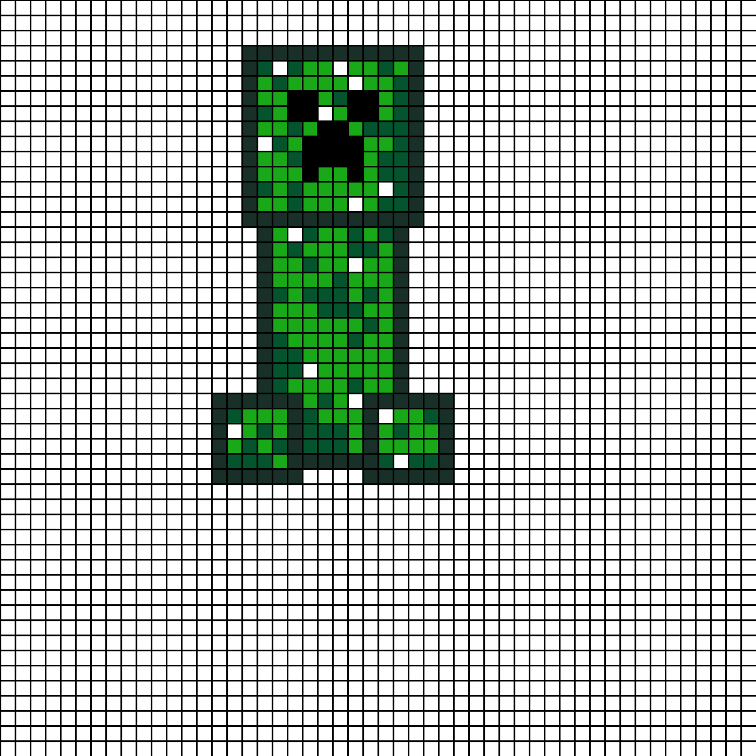 Bugelperlen Vorlagen Minecraft Creeper